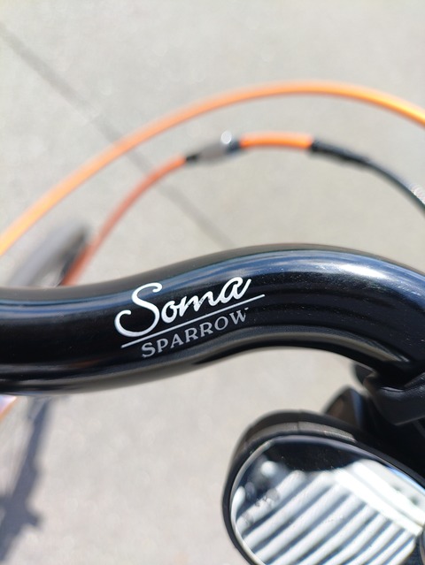 1号機Rail20 ハンドルバーをSoma Sparrow Barに交換 : Rail20とPursuer、Muirwoodsで行く Kanさんの旅路