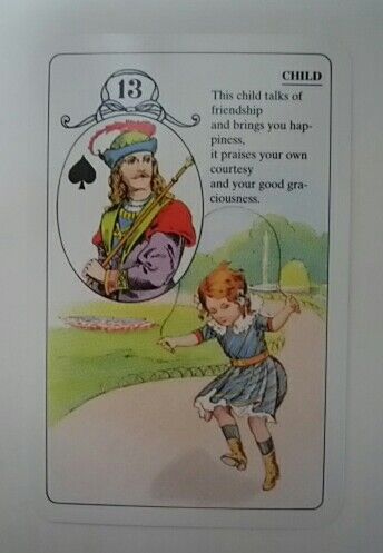虹色のLenormand:13.Child 子供です