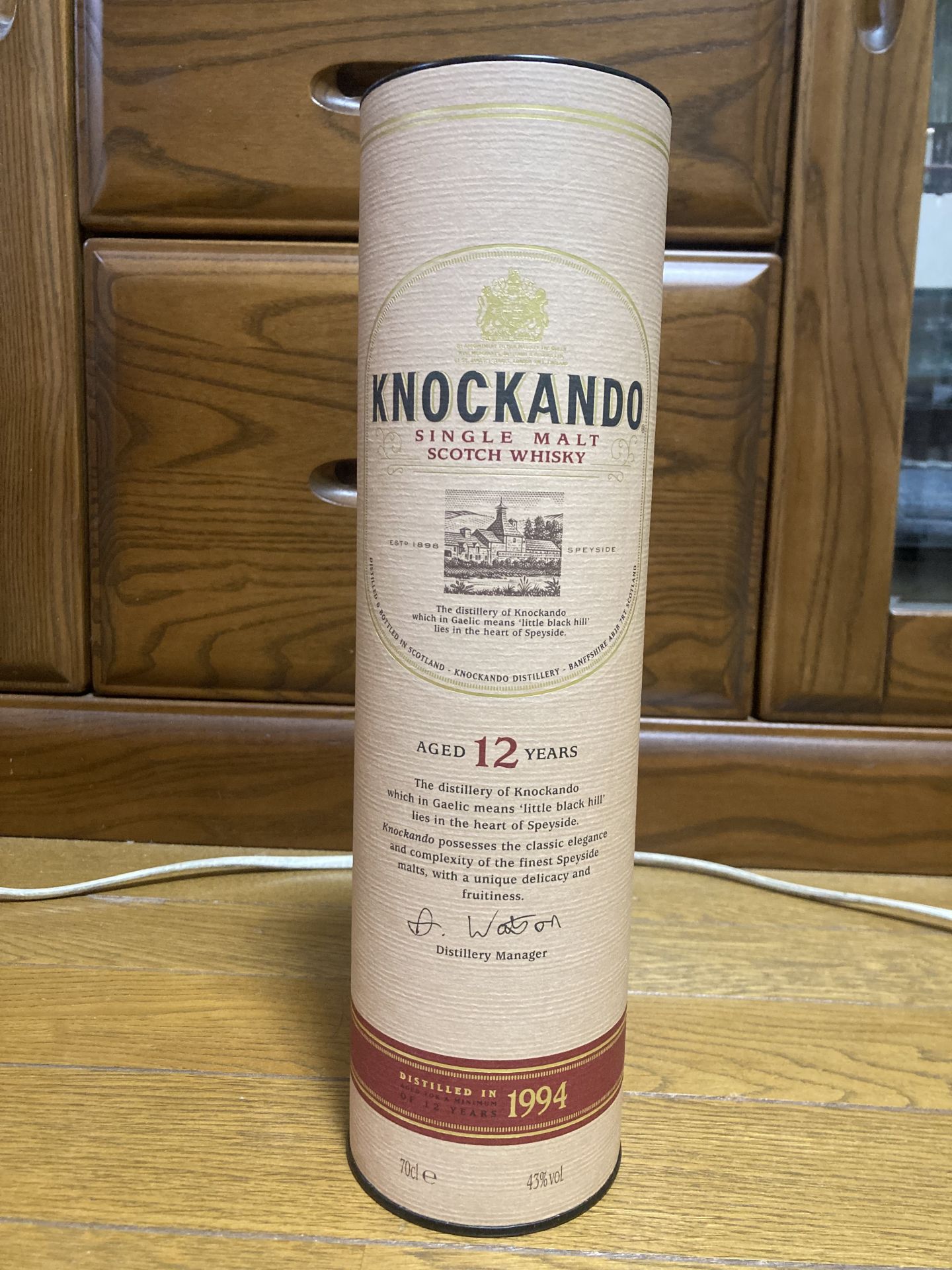 KNOCKANDO SINGLE MALT SCOTCH WHISKY 12 YEARS : 趣味日記2