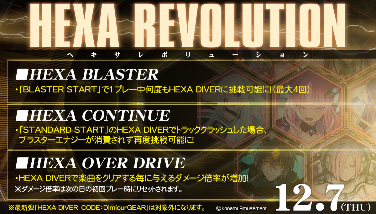 【SDVX】(23/12/07)KACオリジナル楽曲コンテスト2023採用作品が「HEXA DIVER」に追加！ KAC決勝で公開された最優秀楽曲「Λkasha」を含む7曲が登場！！ : エム ...