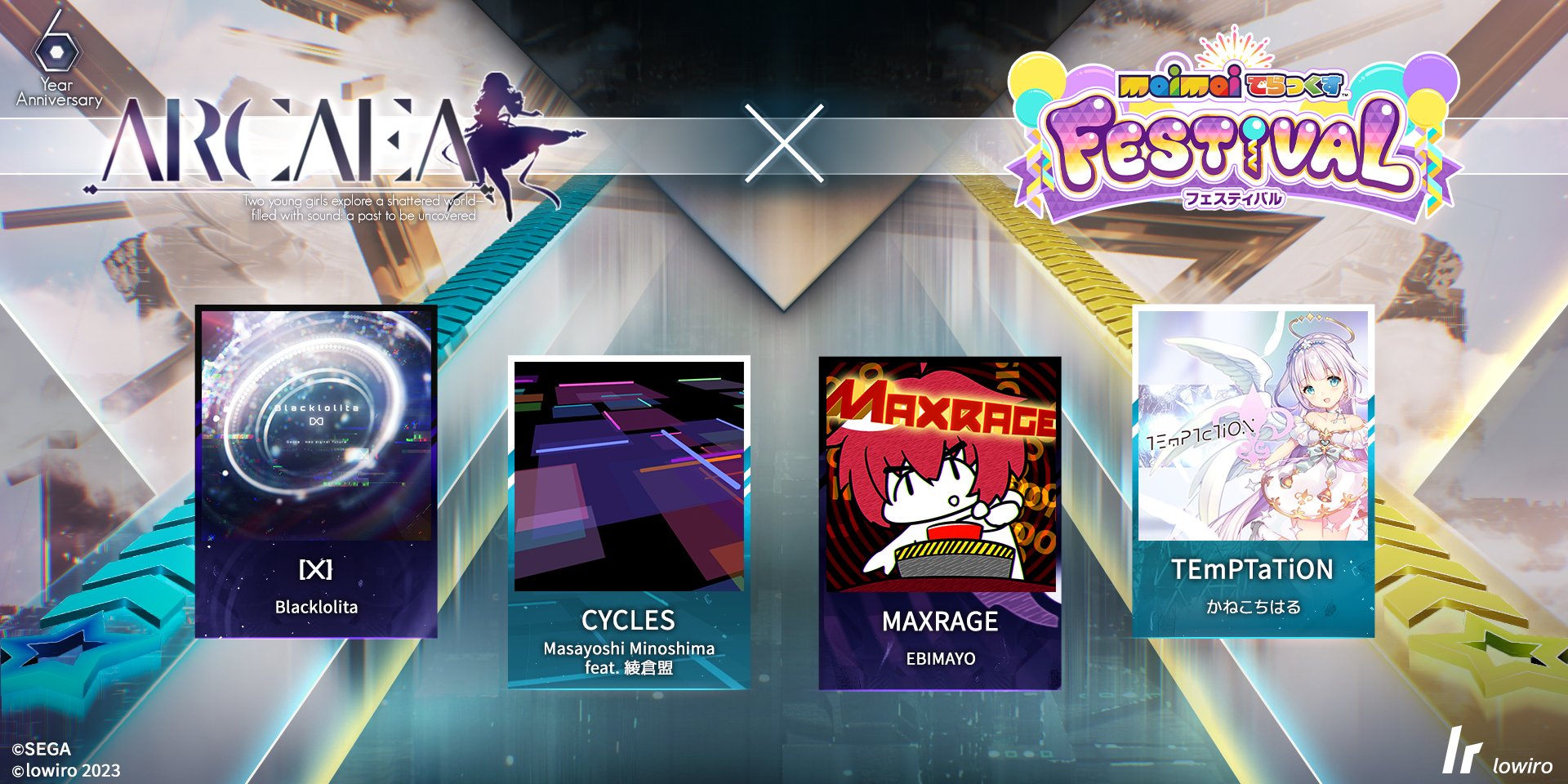 【Arcaea】(23/03/02)Ver4.3がリリース！ maimaiとのコラボで「TEmPTaTiON」等4曲が登場！！ さらに他4曲と新たなBeyond譜面も追加！ : エムジフ ...