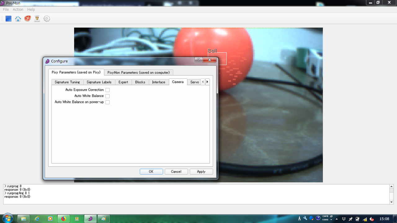 How to use PixyMon -PixyMonの使い方- : INPUT