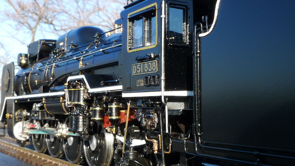 D51 838号機 完成出場（FEF OJゲージ） : 雷比須鉄道工作日誌 OJゲージ
