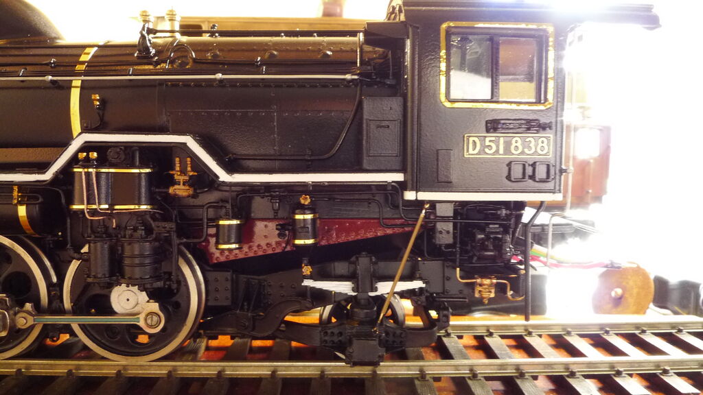 D51 838号機 全般検査65 上下合体（FEF OJゲージ） : 雷比須鉄道工作日誌 OJゲージ