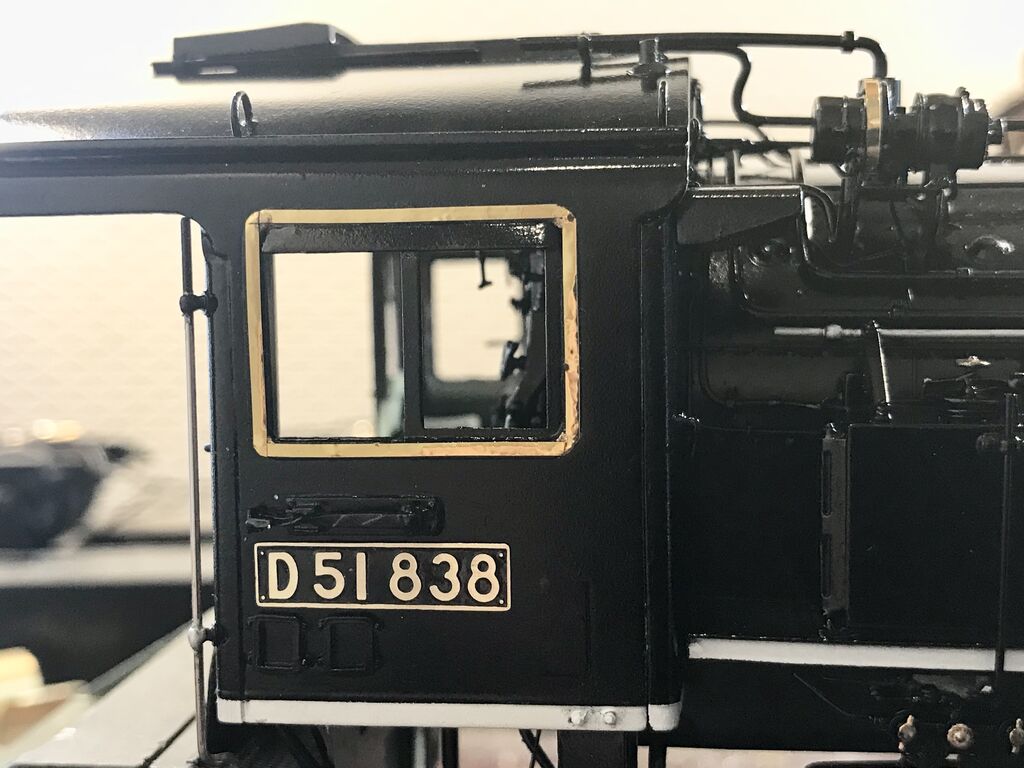 D51 838号機 全般検査63 お召装飾⑥（FEF OJゲージ） : 雷比須鉄道工作日誌 OJゲージ
