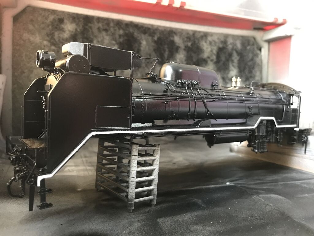 D51 838号機 全般検査58 本塗装③（FEF OJゲージ） : 雷比須鉄道工作日誌 OJゲージ