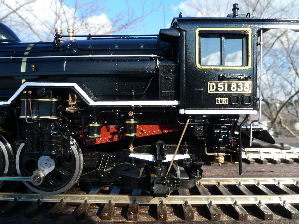 D51 838号機 全般検査66 機関側完成（FEF OJゲージ） : 雷比須鉄道工作日誌 OJゲージ