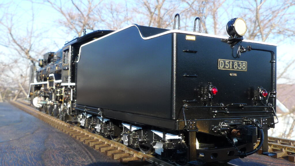 D51 838号機 完成出場（FEF OJゲージ） : 雷比須鉄道工作日誌 OJゲージ