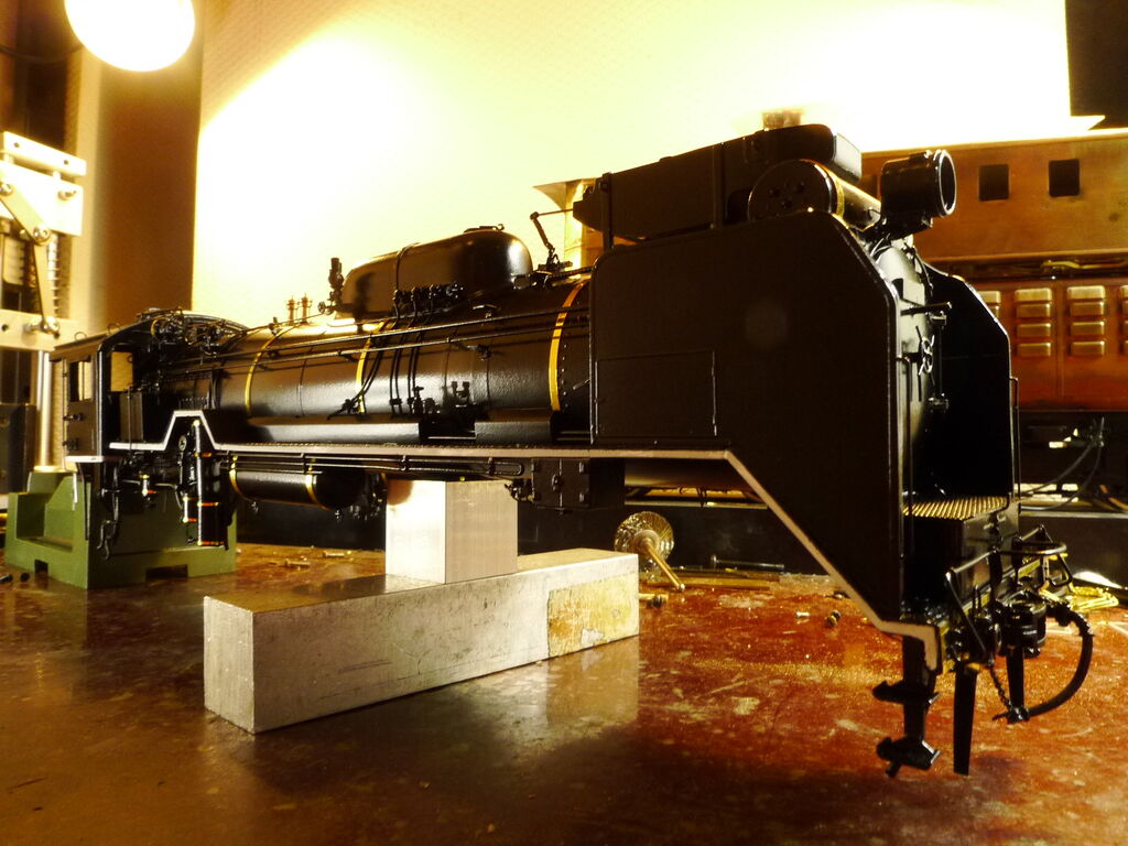 D51 838号機 全般検査61 お召装飾③（FEF OJゲージ） : 雷比須鉄道工作日誌 OJゲージ