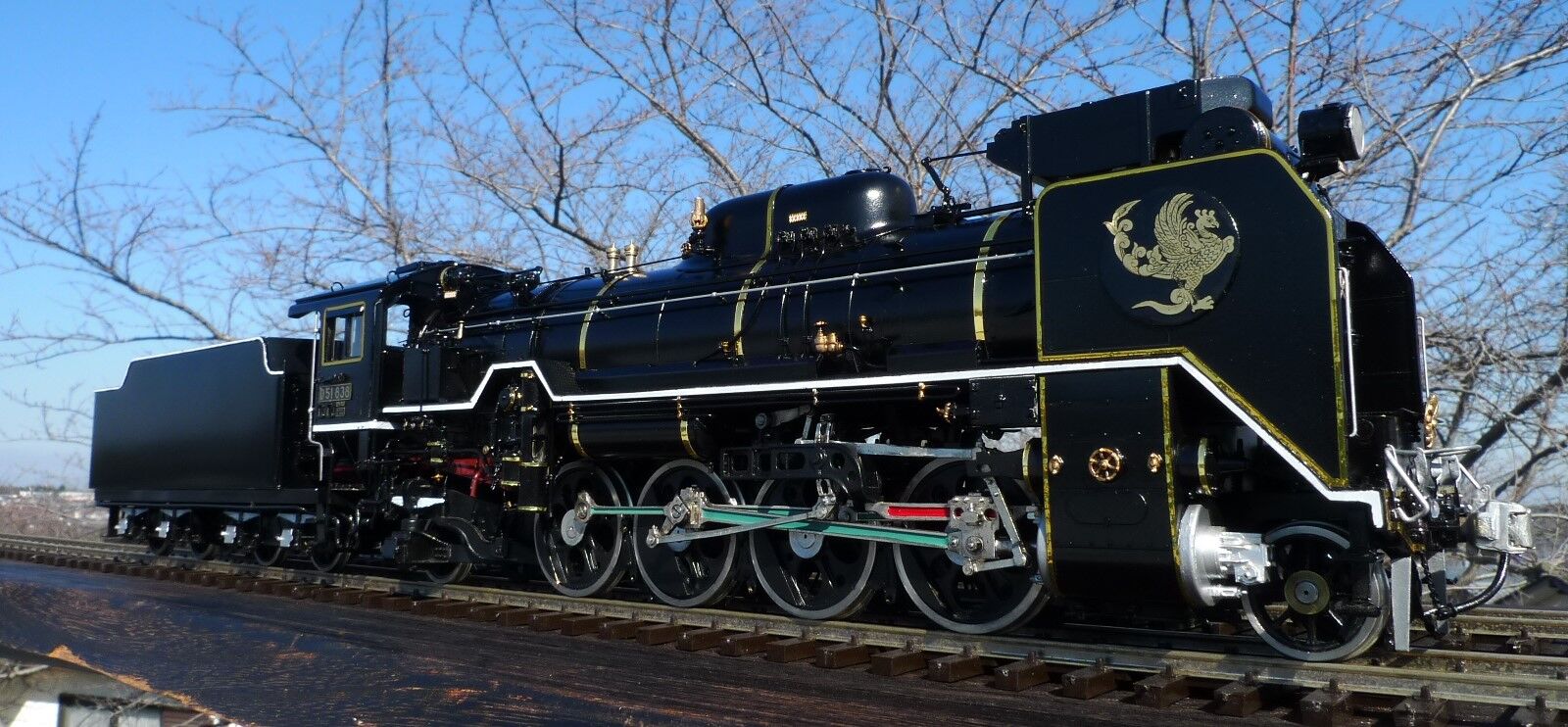 D51 838号機 完成出場（FEF OJゲージ） : 雷比須鉄道工作日誌 OJゲージ