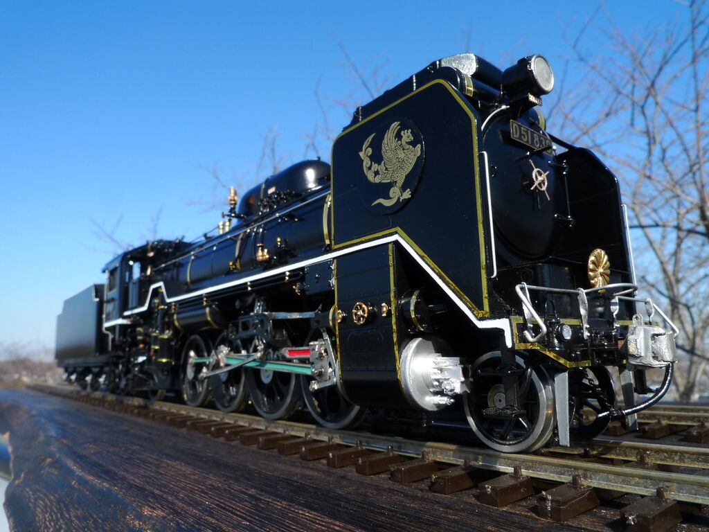 D51 838号機 完成出場（FEF OJゲージ） : 雷比須鉄道工作日誌 OJゲージ