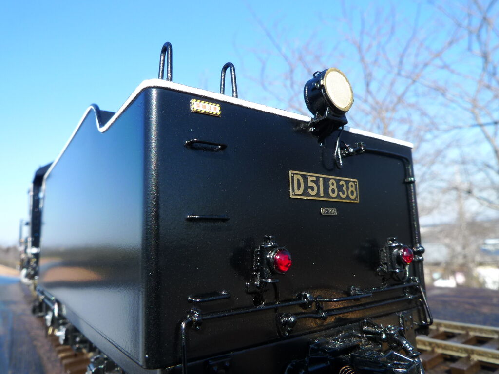 D51 838号機 全般検査68 テンダー②（FEF OJゲージ） : 雷比須鉄道工作日誌 OJゲージ