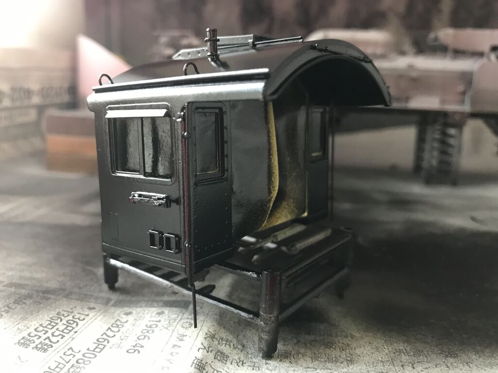 D51 838号機 全般検査57 本塗装②（FEF OJゲージ） : 雷比須鉄道工作日誌 OJゲージ