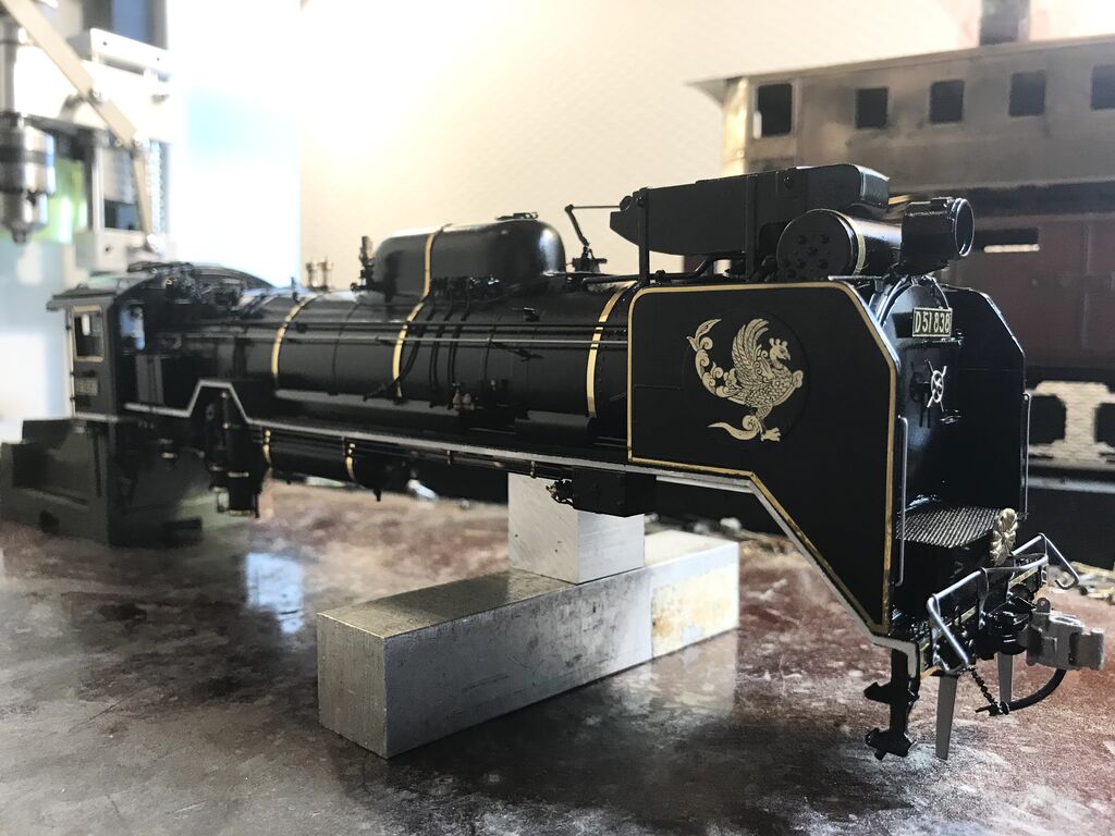 D51 838号機 全般検査63 お召装飾⑥（FEF OJゲージ） : 雷比須鉄道工作日誌 OJゲージ