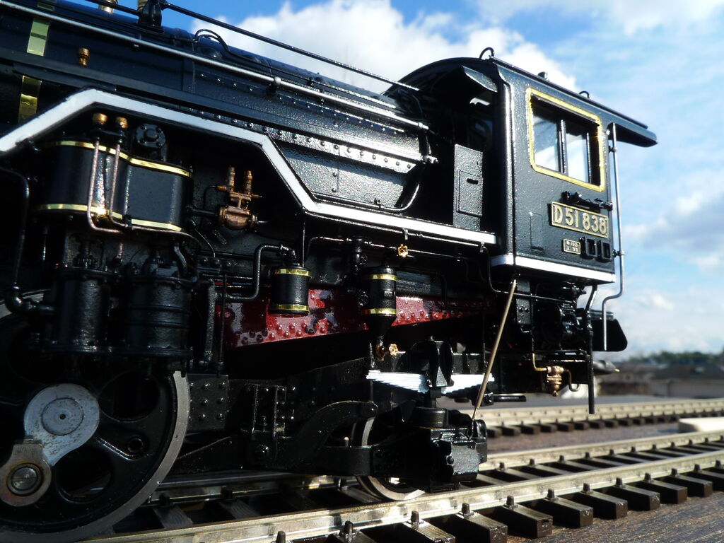 D51 838号機 全般検査66 機関側完成（FEF OJゲージ） : 雷比須鉄道工作日誌 OJゲージ