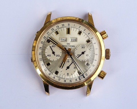 1円オークションの結果：ワックマン バルジューValjoux 730 : カルティエ番長