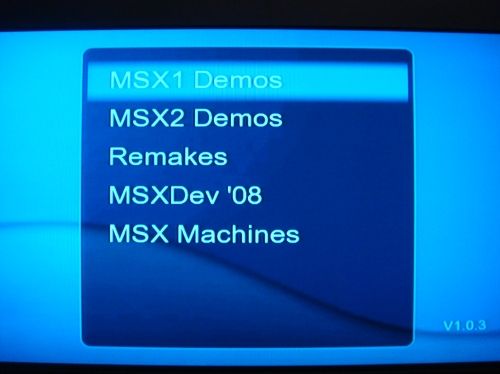 digital0taku blog : Wii BlueMSX Wii v1.0.3 (MSX Emulator)