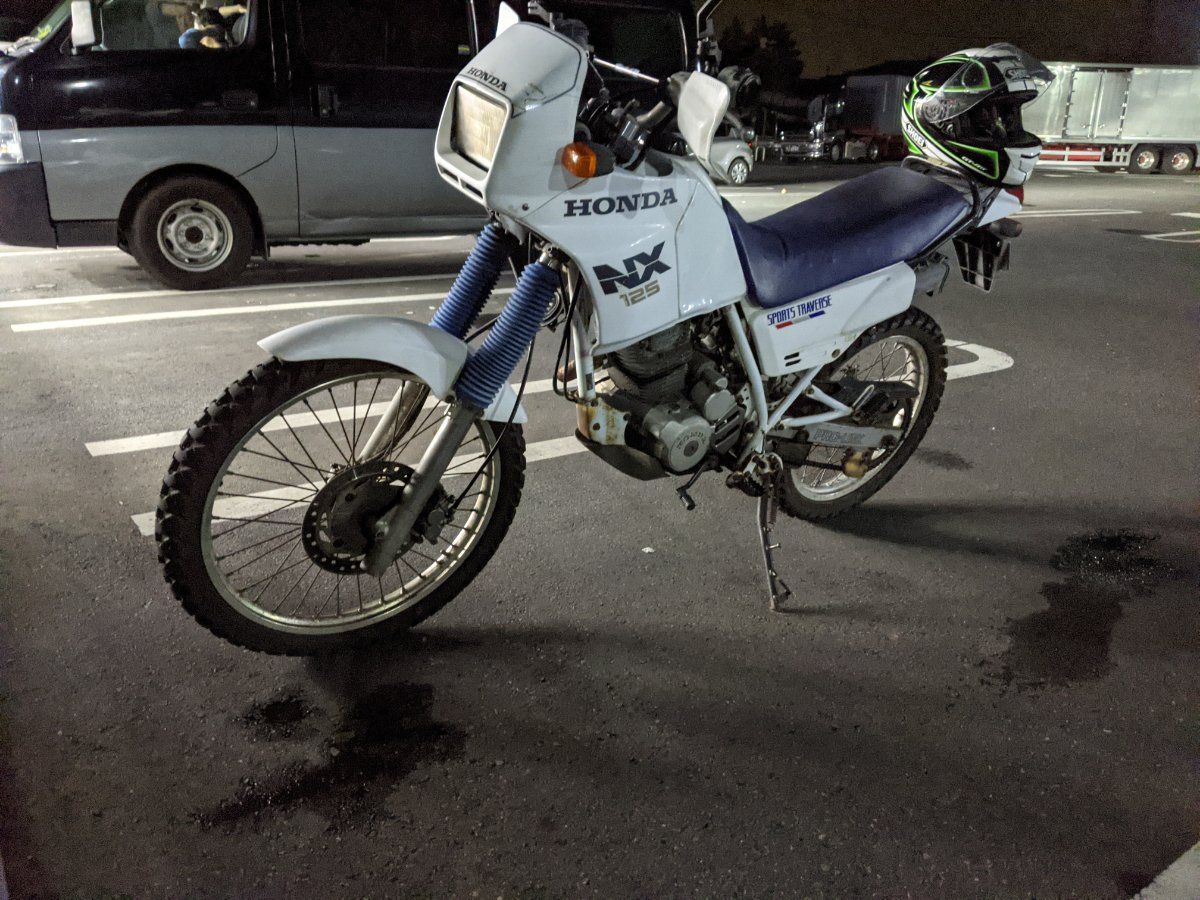 【幻影】早すぎた登場？ホンダ『NX125』 : いまどきバイク