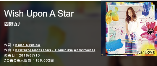 西野カナ Wish Upon A Star Eigo-wrapping : 西野カナ水樹奈々玉置浩二中森明菜沢尻エリカ.土佐堀通りの本格バール The Tavern （ザ タバーン）いまおか ...