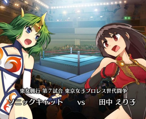 【RISING CATALYST 第4戦 ソニックキャット vs 田中えり子 見どころ】 : リングドリーム 7連戦見どころ専用blog