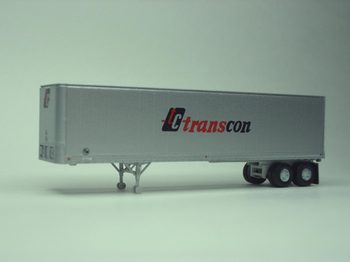 Wheels on Wheels 09 -Transcon Lines trailer : Boxcar Red Collection