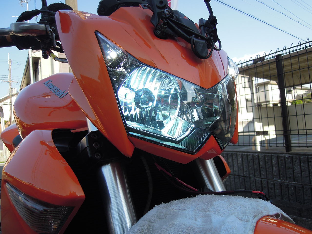 Z1000にHIDを・・・【装着編】 : ばいくメンテと旅日誌