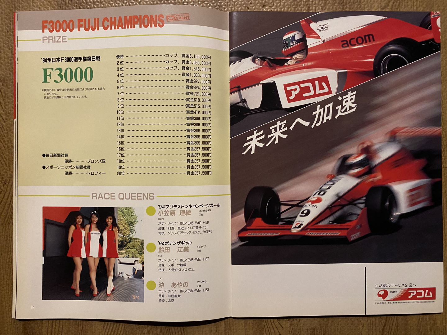 1994.10.16 全日本F3000・富士 ～蘇る90年代レーシング(17)～ : やれんのか！
