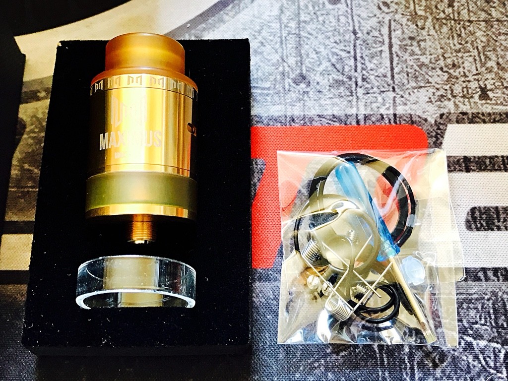 【アトマイザー レビュー】OUMIER Maximus Max RDTA : SapporoVapor RYUK55 VAPE沼blog♪