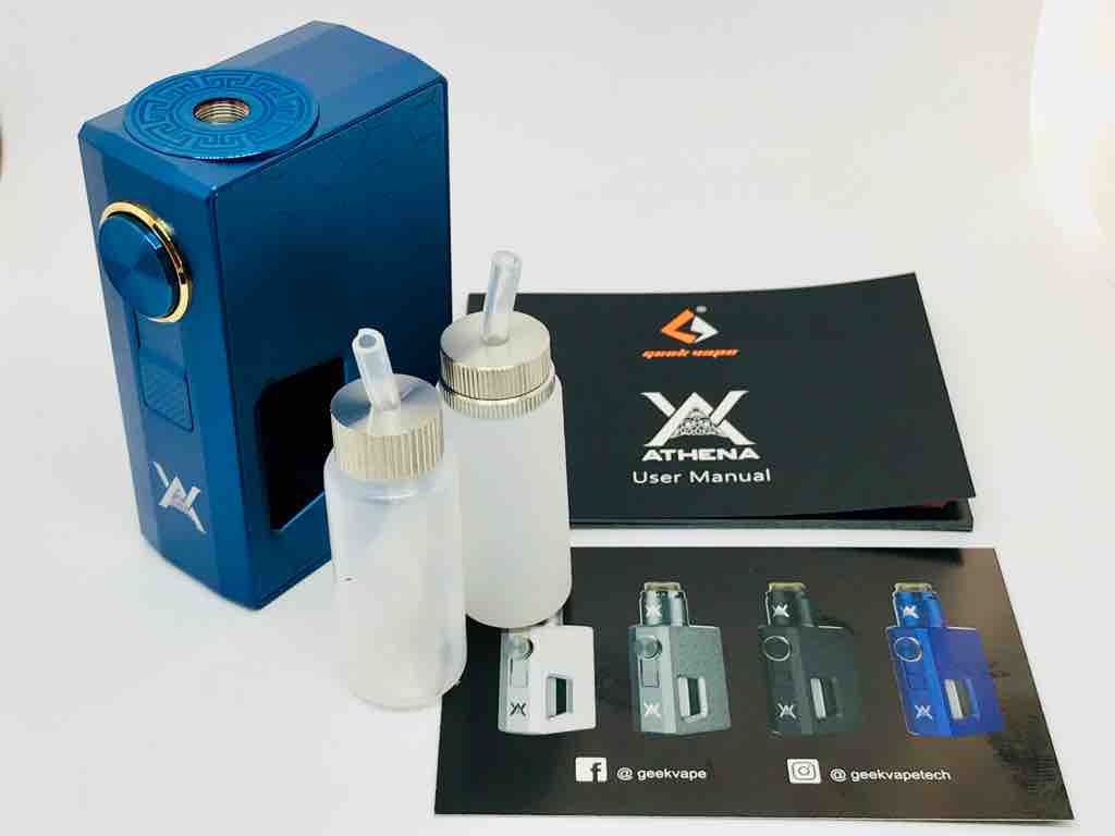 MOD レビュー】Geekvape Athena Squonk Mechanical Mod : SapporoVapor RYUK55 ...