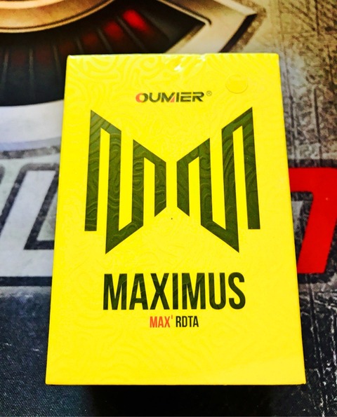 【アトマイザー レビュー】OUMIER Maximus Max RDTA : SapporoVapor RYUK55 VAPE沼blog♪