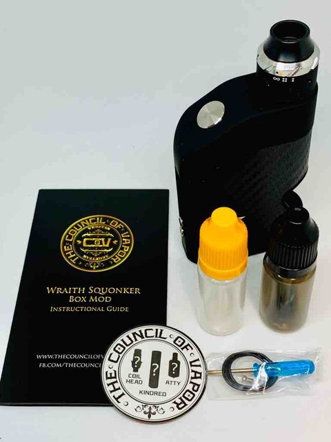 【MOD レビュー】COV Wraith 80W Squonker Kit : SapporoVapor RYUK55 VAPE沼blog♪