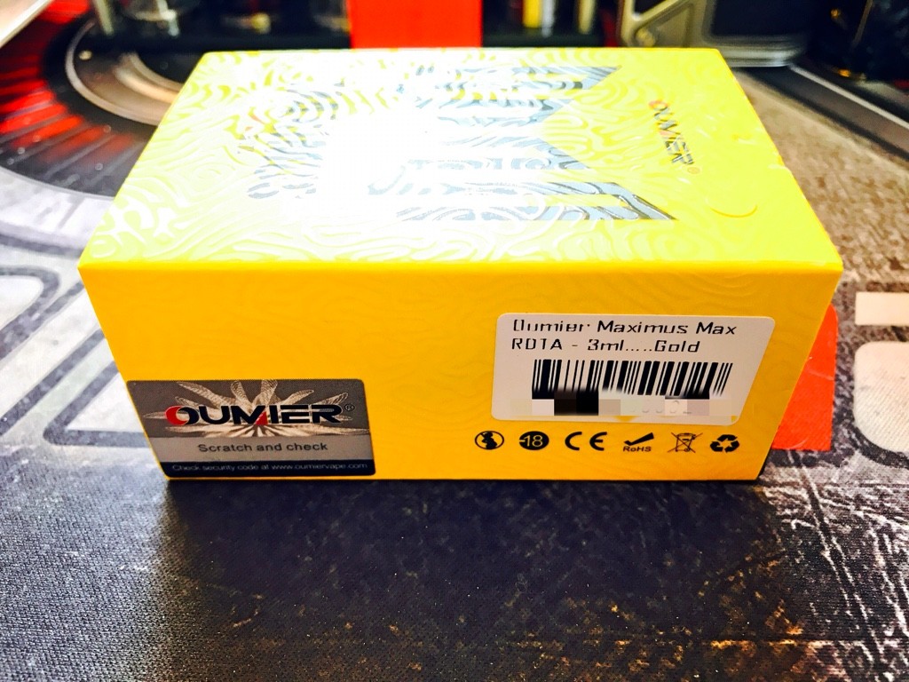 【アトマイザー レビュー】OUMIER Maximus Max RDTA : SapporoVapor RYUK55 VAPE沼blog♪