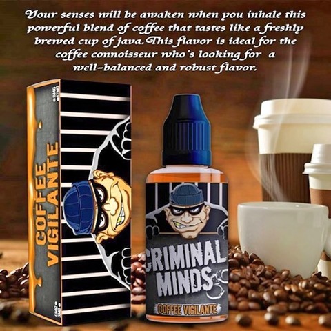 【リキッド レビュー】criminal mind Coffee Vigilante : SapporoVapor RYUK55 VAPE沼blog♪