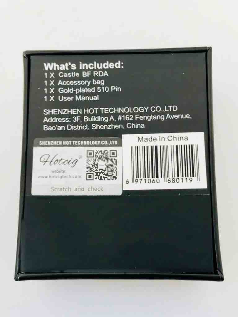 【アトマイザー レビュー】Hotcig Castle BF RDA : SapporoVapor RYUK55 VAPE沼blog♪