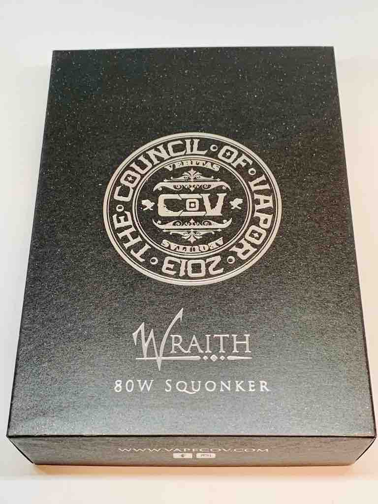【MOD レビュー】COV Wraith 80W Squonker Kit : SapporoVapor RYUK55 VAPE沼blog♪