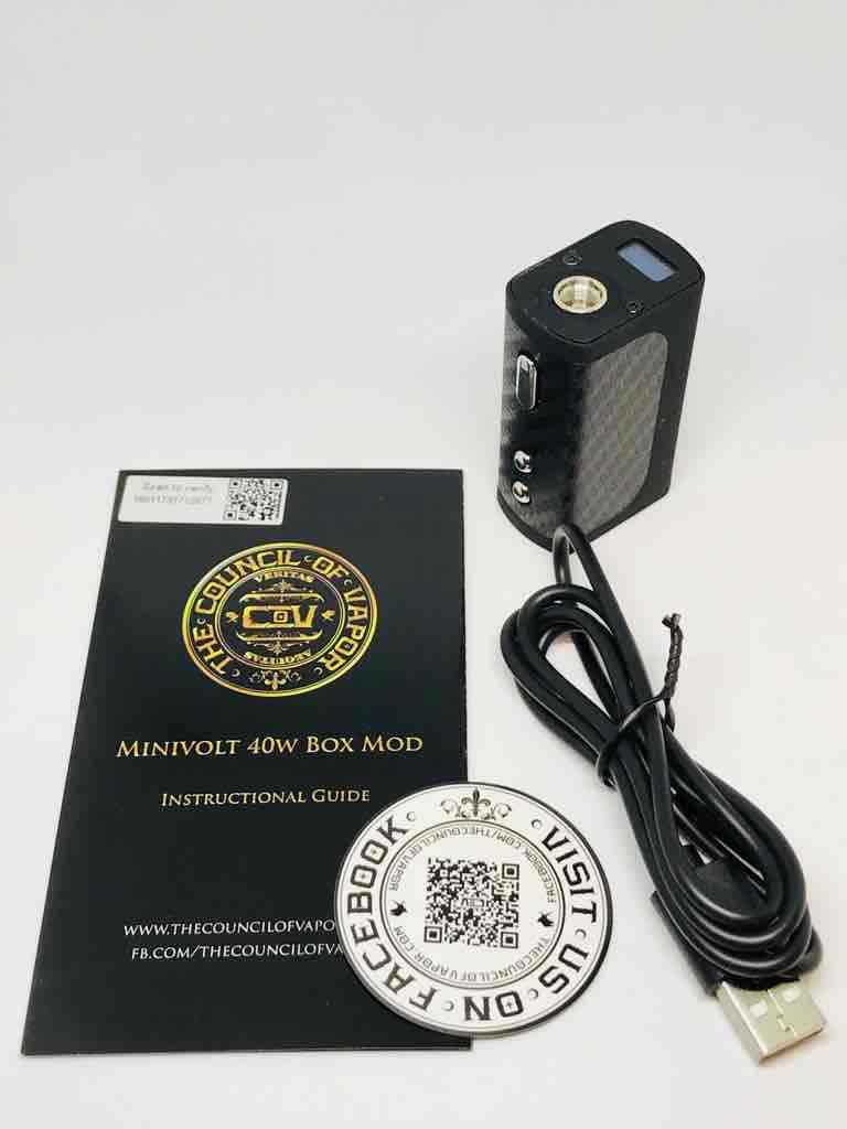 【MOD レビュー】COV Mini Volt 40W Box Mod 1300mAh : SapporoVapor RYUK55 VAPE沼 ...