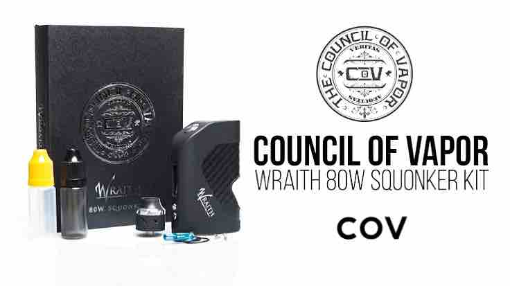 【MOD レビュー】COV Wraith 80W Squonker Kit : SapporoVapor RYUK55 VAPE沼blog♪