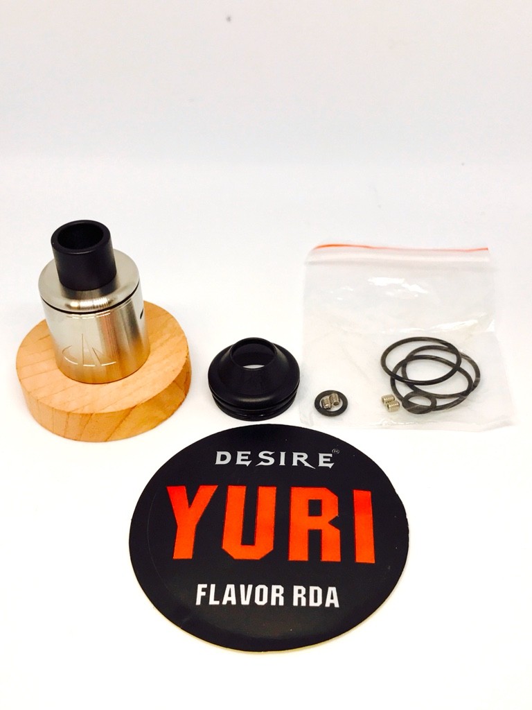 【アトマイザー レビュー】DESIRE YURI RDA (デザイア ユーリ) : SapporoVapor RYUK55 VAPE沼blog♪