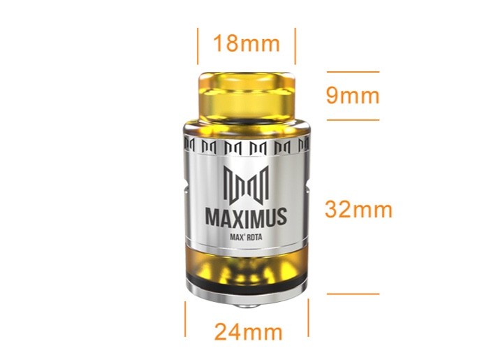 【アトマイザー レビュー】OUMIER Maximus Max RDTA : SapporoVapor RYUK55 VAPE沼blog♪