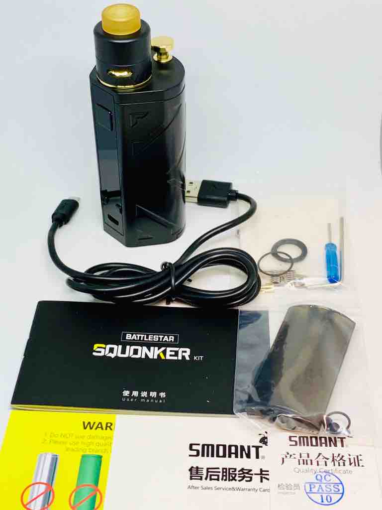 【MOD レビュー】Smoant Battlestar Squonker Kit : SapporoVapor RYUK55 VAPE沼blog♪