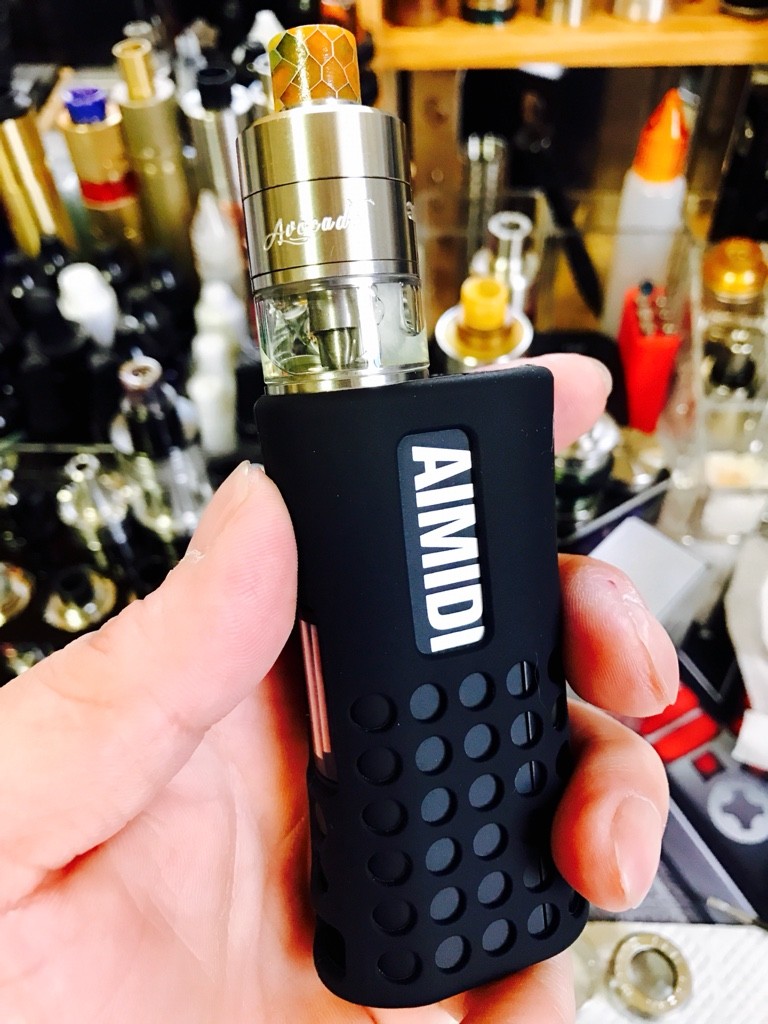 【MOD レビュー】AIMIDI Curve V4 mini 75W TC Box MOD : SapporoVapor RYUK55 ...