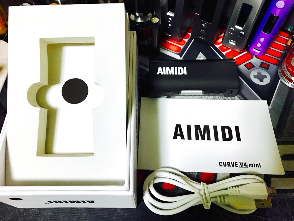 【MOD レビュー】AIMIDI Curve V4 mini 75W TC Box MOD : SapporoVapor RYUK55 ...