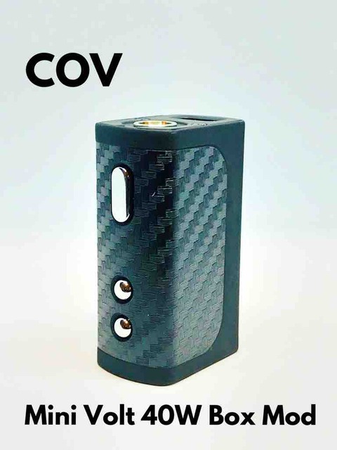 【MOD レビュー】COV Mini Volt 40W Box Mod 1300mAh : SapporoVapor RYUK55 VAPE沼 ...
