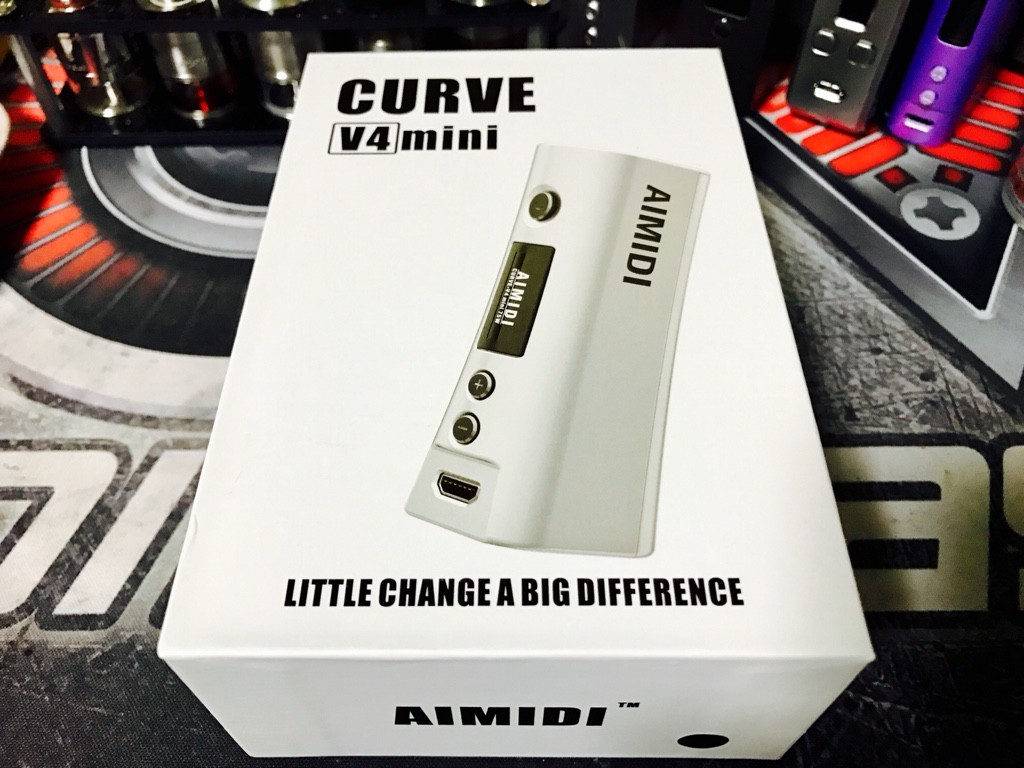 【MOD レビュー】AIMIDI Curve V4 mini 75W TC Box MOD : SapporoVapor RYUK55 ...