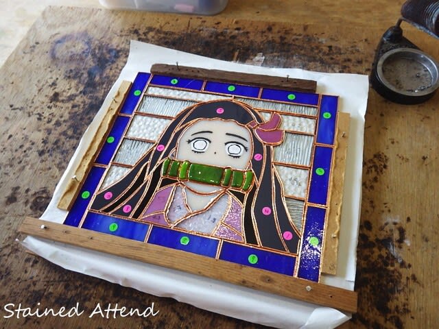 ステンドグラスパネル : Stained Glass : Stained Attend
