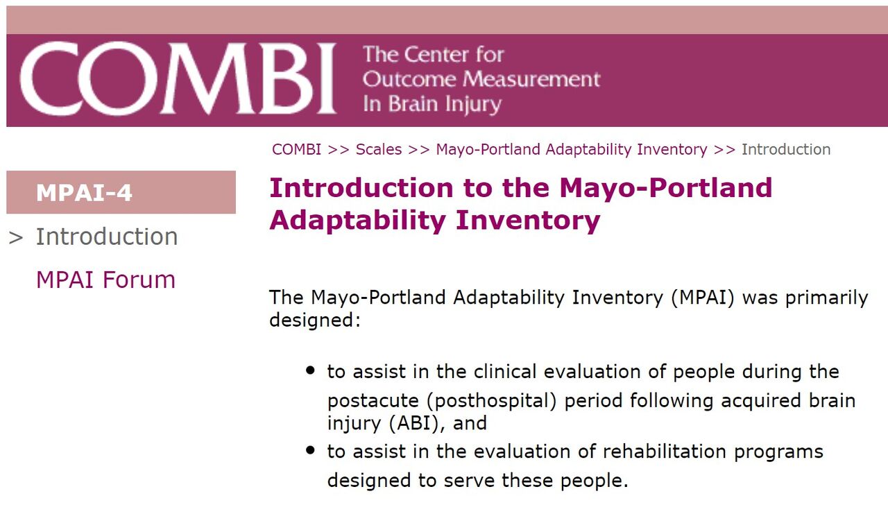 脳卒中・脳外傷 生活期のチームアプローチに有用なMPAI-4日本語版 : リハビリテーション科有床診療所のお仕事