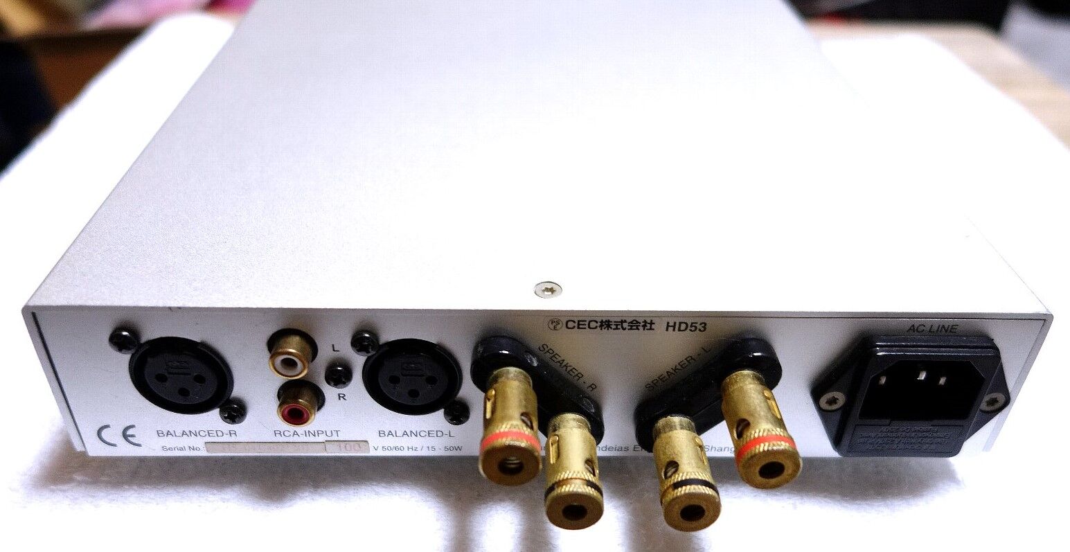CEC ヘッドフォンアンプ HD53 ジャンクを入手しました : アンプ CEC ヘッドフォンアンプ HD53 ジャンクを入手しました : アンプ