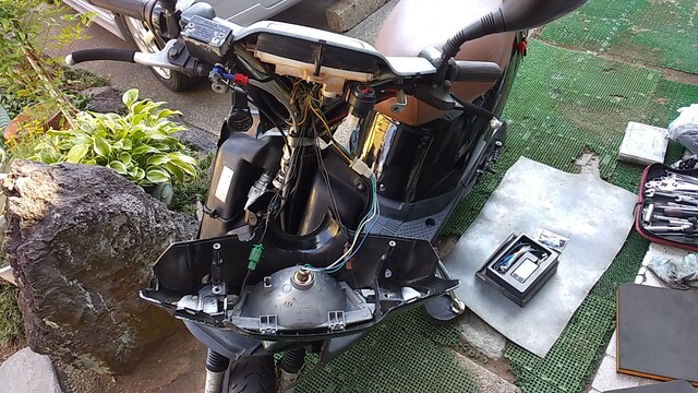 ☆★依頼車両 JOG90（3WF）タコメーター装着的なぁ～☆★3RY 3KJ 3WF JOG ジョグ JOG90 : ★☆Mr.Boo!＠軒下 ...