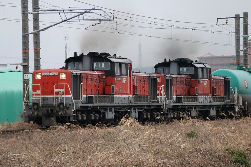 関西線のDD51貨物列車 2018.2.1 その3 : 半田の吉田のblog