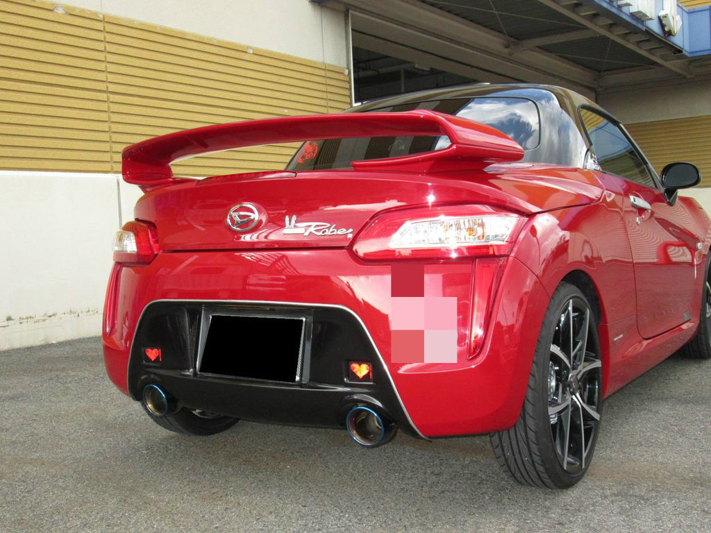 Super Autobacs sunshine KOBE TUNING BLOG : COPEN Robeにエアロの取付